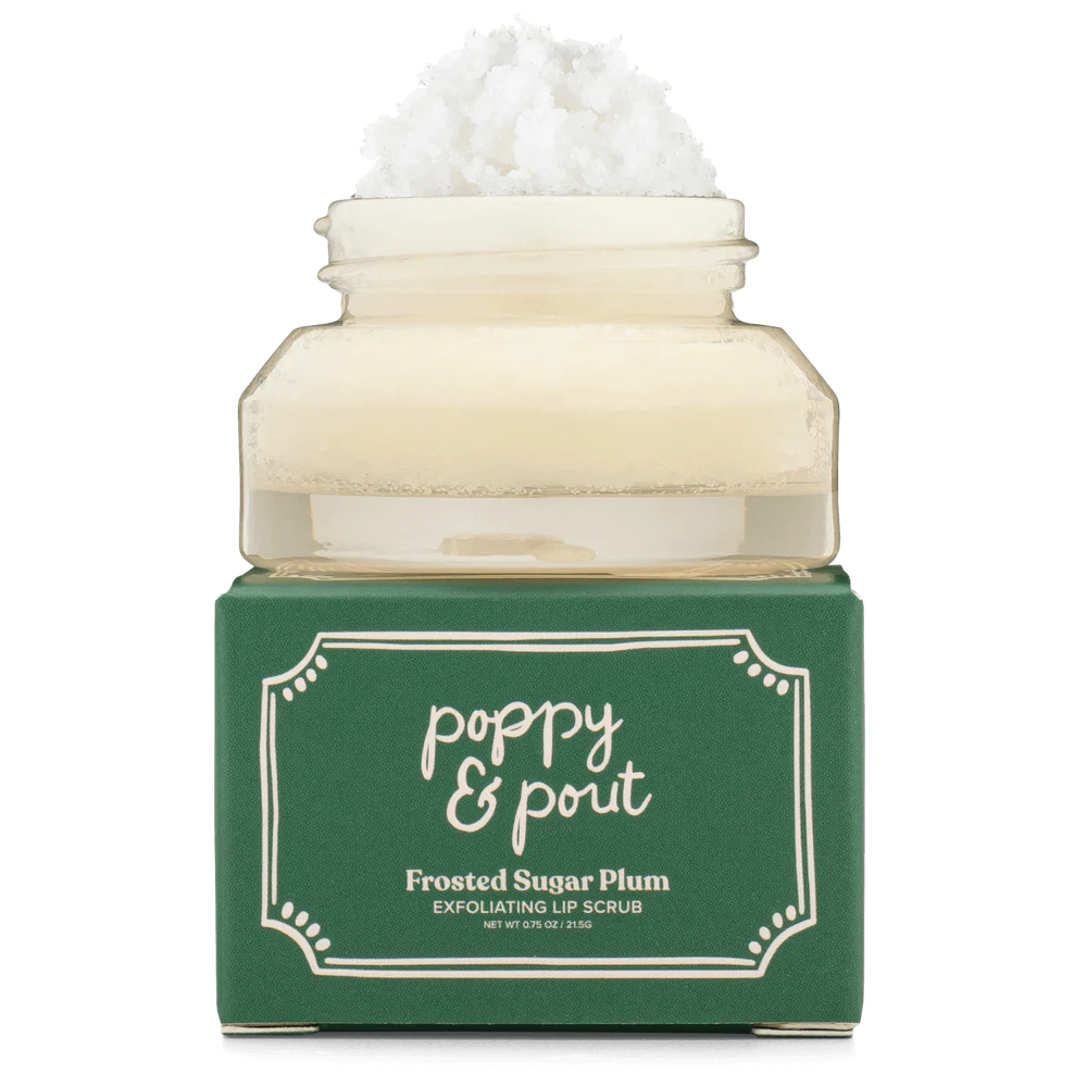 Poppy & Pout Frosted Sugar Plum Lip Scrub – ReJuv